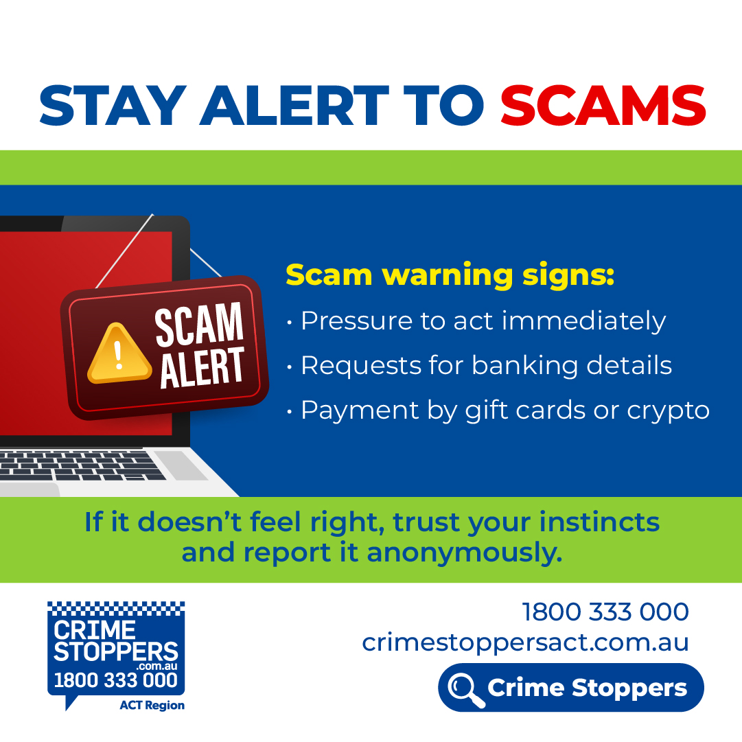 Stay alert to scams to protect yourself and your community • Crime ...